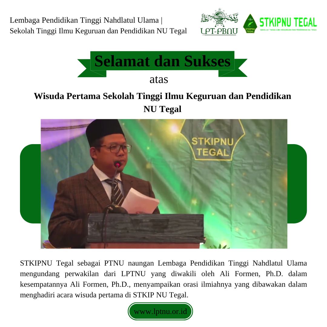 Selamat dan Sukses atas Wisuda Pertama Sekolah Tinggi Ilmu Keguruan dan ...
