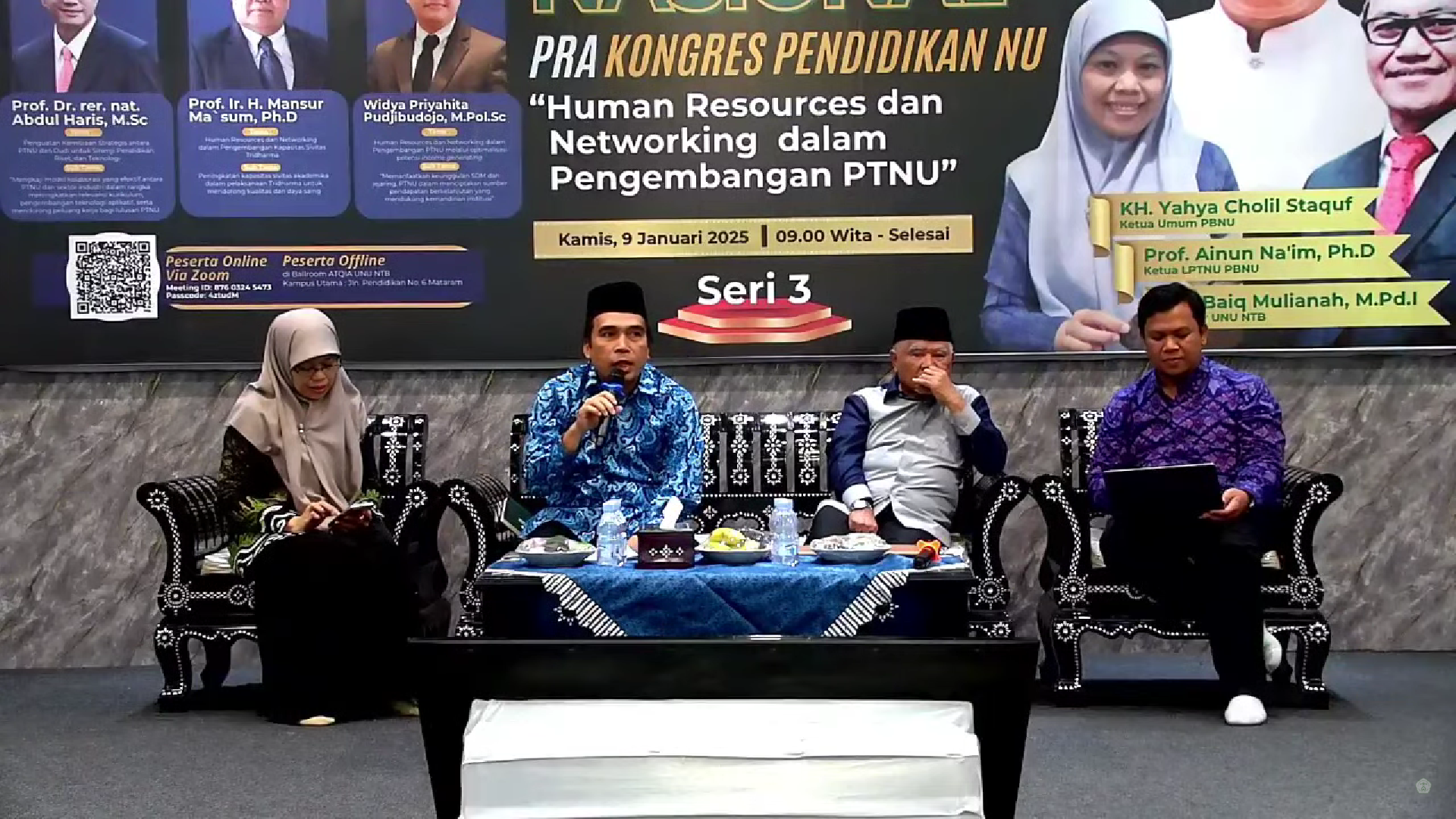 SEMINAR NASIONAL | Pra Kongres Pendidikan NU Seri 3 "Human Resources ...